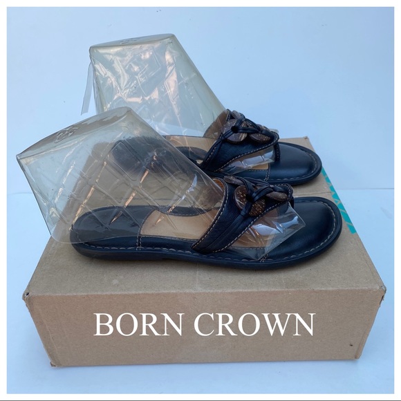 Born Crown | Shoes | Born Crown Sandal With Coconut Accents Sz 7 | Poshmark